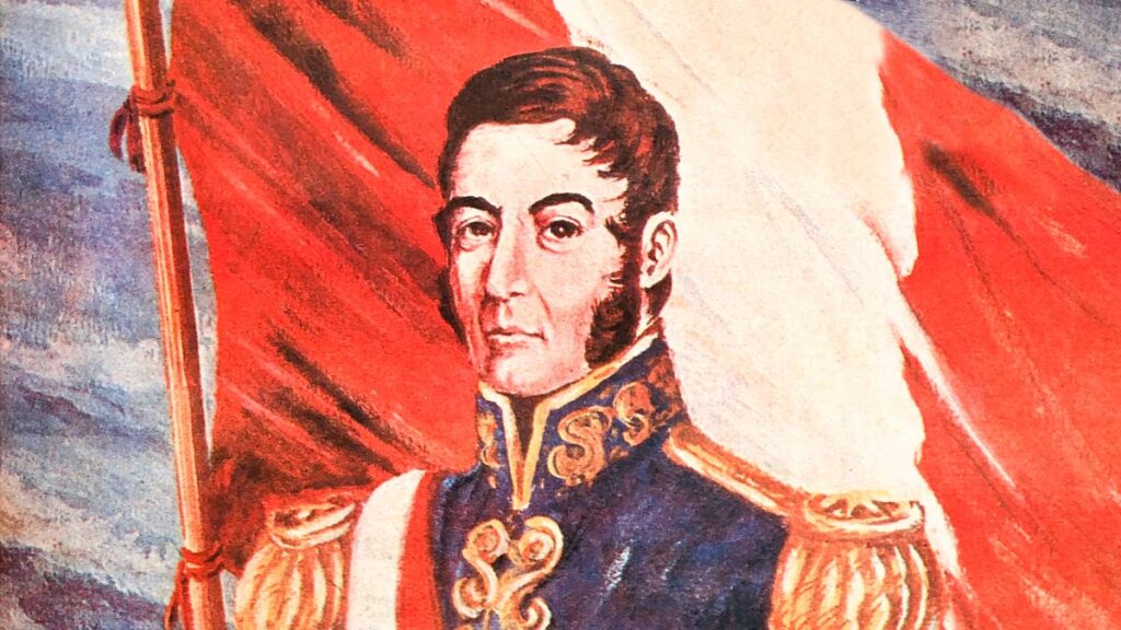 LA BANDERA DEL PERÚ FUE EL SUEÑO DE SAN MARTÍN